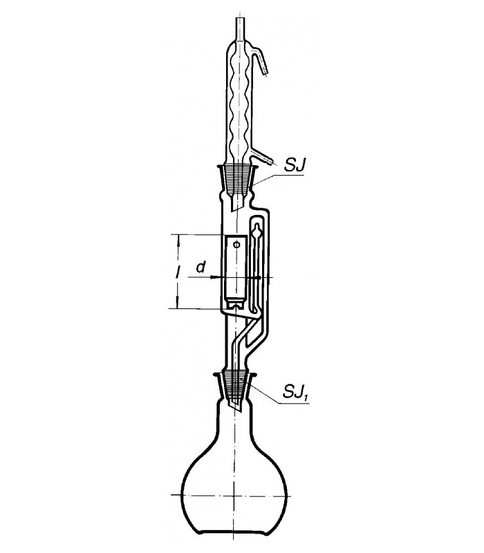 EXTRACTOR SOXHLET SIMAX con placa porosa - Trimex
